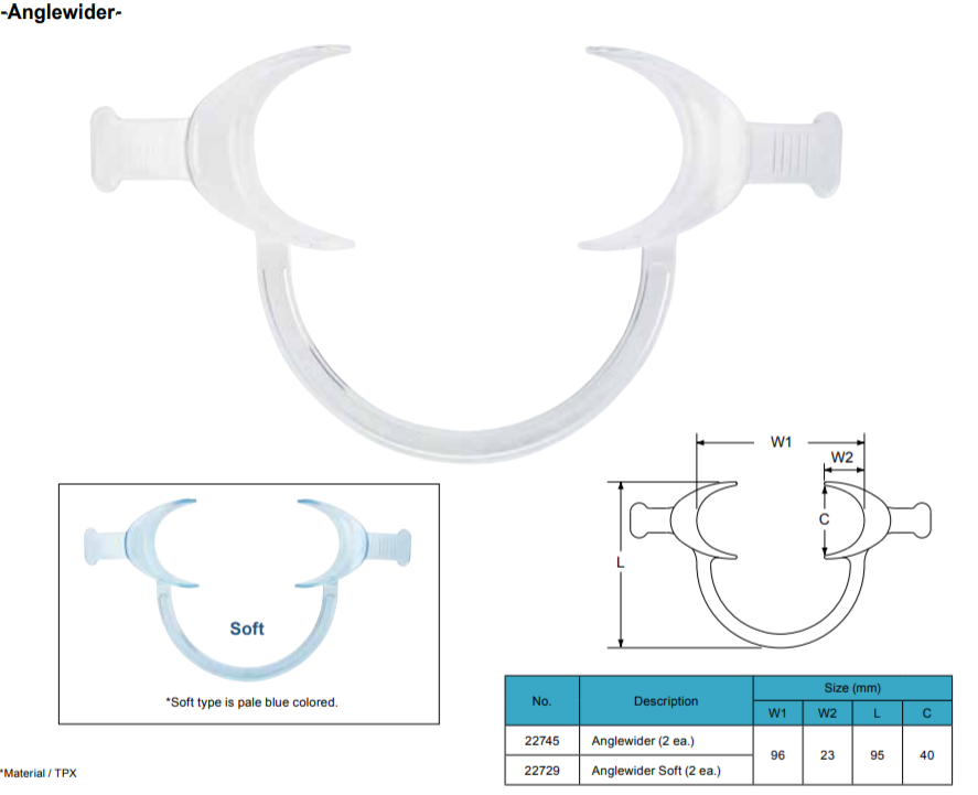 Cheek Retractor, Anglewider (2 pack) – Collaborative Dental